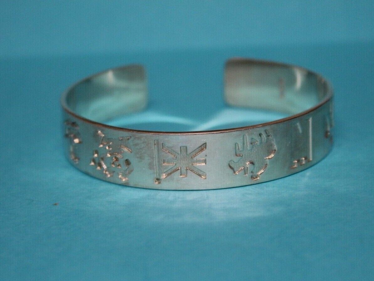 Sterling Silver Solvar Design Celtic Symbol Cuff Brac… - Gem