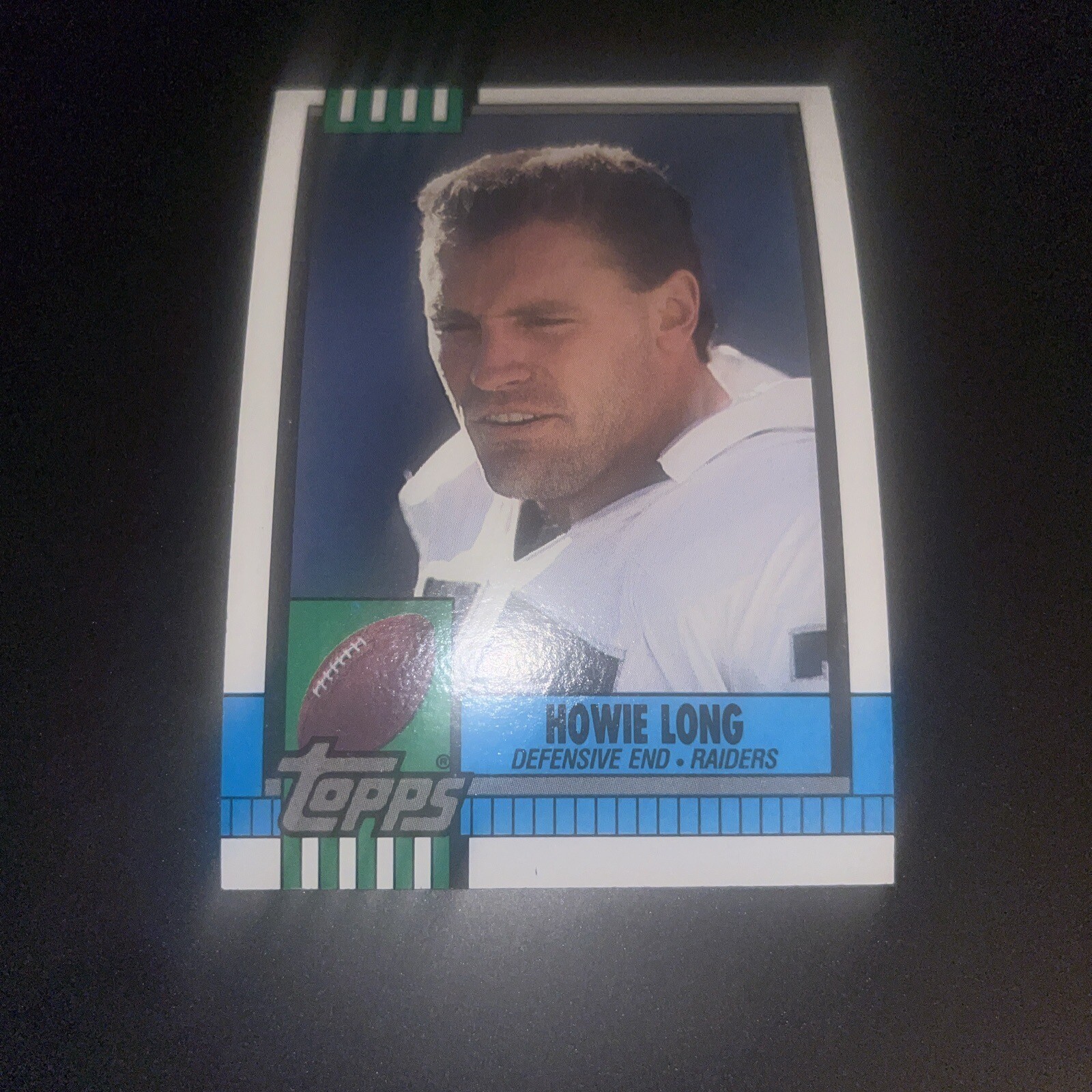 1990 Topps #284 Howie Long Los Angeles Raiders HOF | eBay