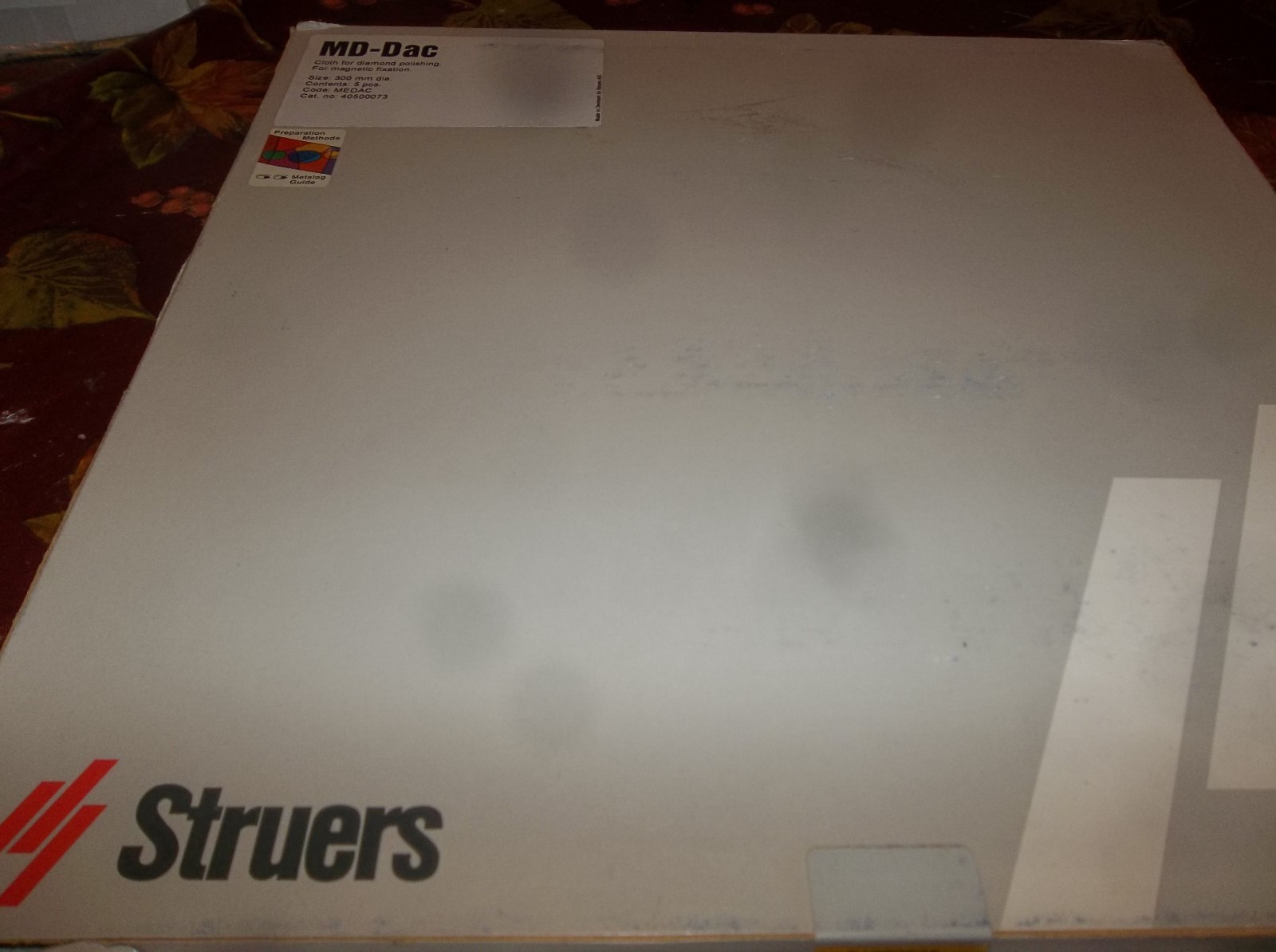 New Struers MD-Dac 300 mm 40500073 5pcs Fast Shipping | eBay UK