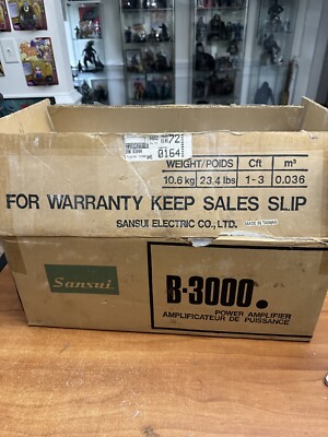 Sansui B-3000 Stereo Power Amplifier (Fully Working / 120 WPC) in box ...