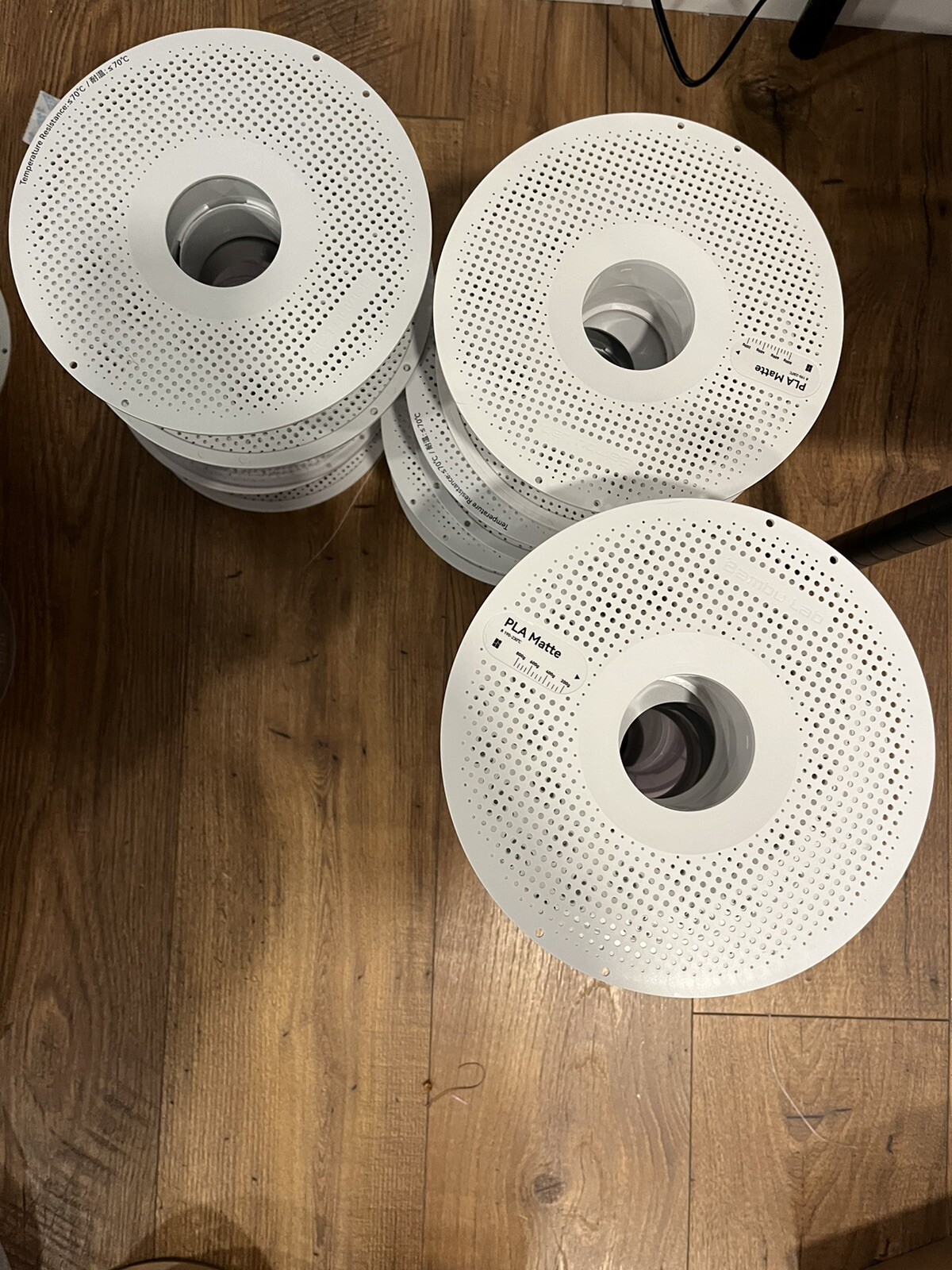 Used 4 Pack Bambu Lab Reusable Filament Spool - AMS Compatible - Quick ...