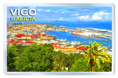 VIGO GALICIA ESPAÑA FRIDGE MAGNET SOUVENIR IMAN NEVERA | eBay
