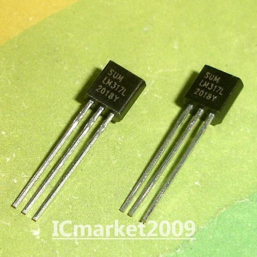 100 PCS LM317L TO-92 LM317 3-Terminal 100-mA Adjustable Positive ...