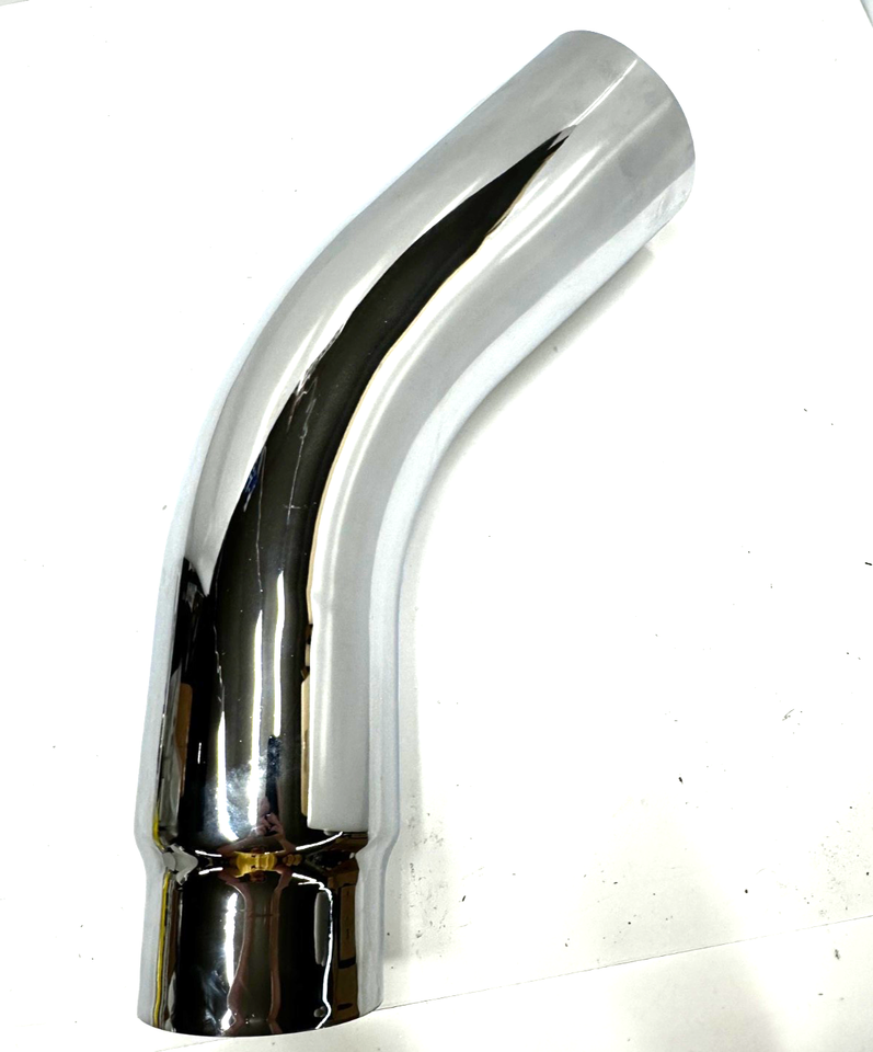 Chevy Silverado Duramax Exhaust Tip Polished Elbow 4" In 5" Out 23.00 ...