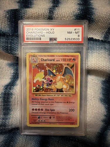 Pokémon Charizard XY Evolutions Holo TCG Card 11/108 PSA 8 | eBay