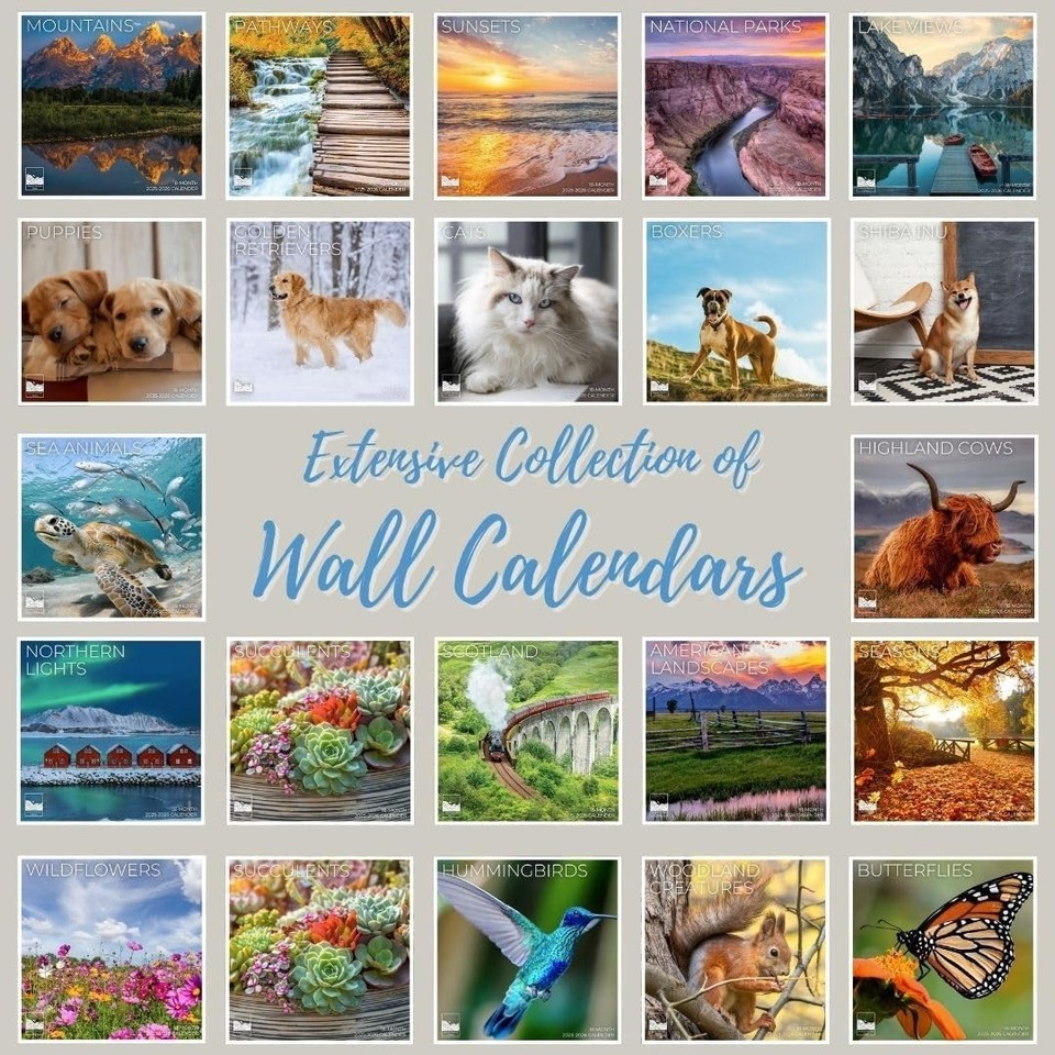 2026 Fashion & Glamour Wall Calendar | Stylish Models, Sturdy Paper ...