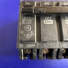 GE General Electric THQMV200WL Main Circuit Breaker 200 Amp 2 Pole Used ...