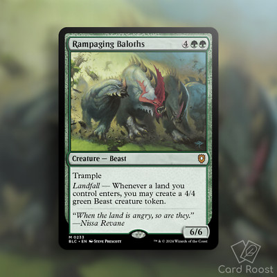 MTG Magic Rampaging Baloths 0233 Commander: Bloomburrow BLC | eBay