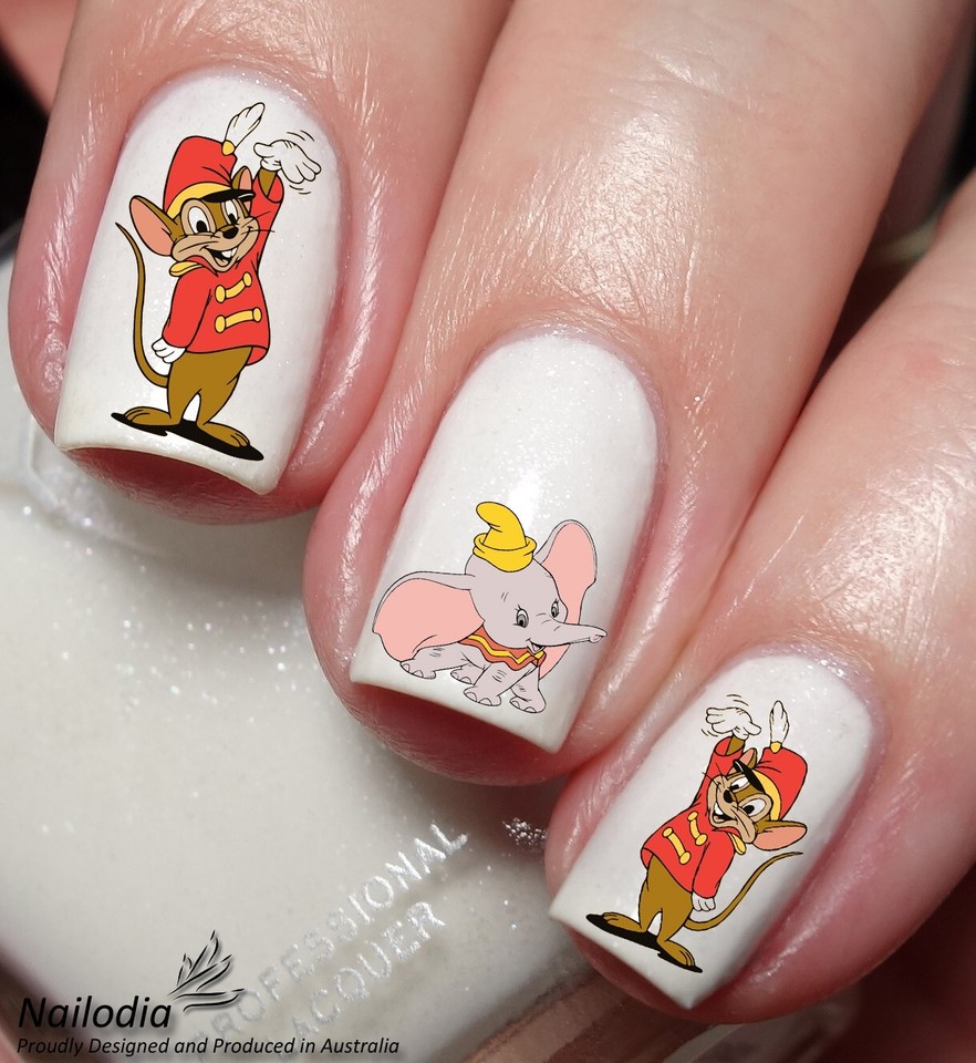 Dumbo Nail Art Decal Sticker Water Transfer Slider | eBay