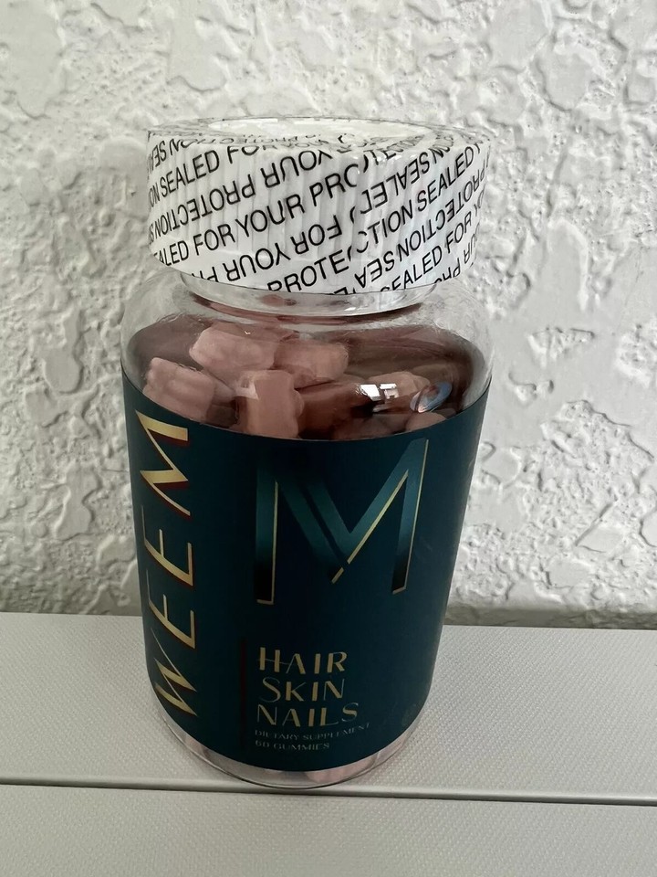 WEEM- Hair, Skin & Nails Gummies, Gluten Free, Vegan, Cruelty-free 60 ct | eBay