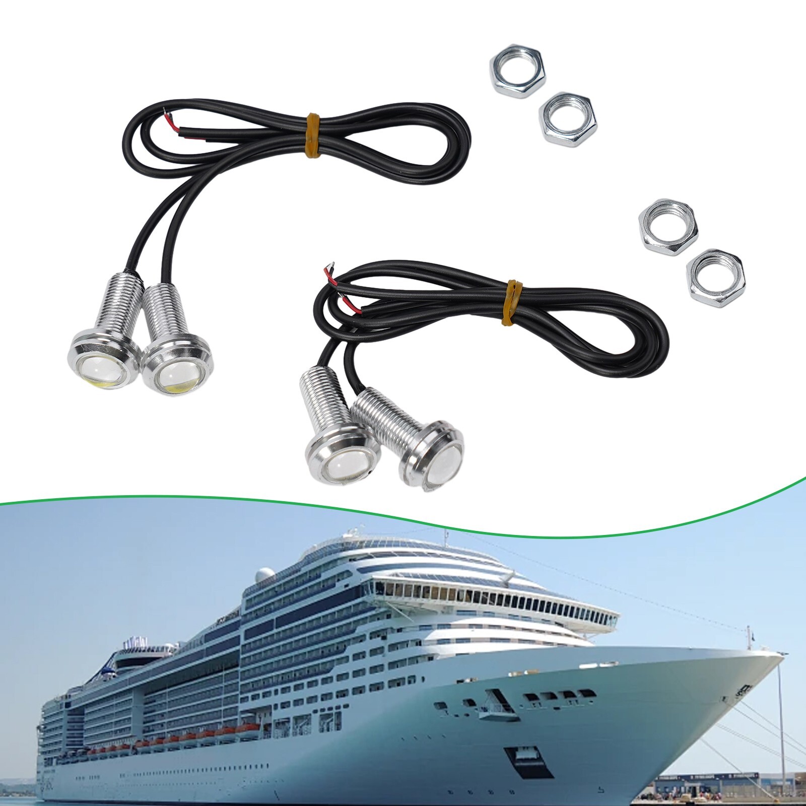 Waterproof Transom LED Boat Light for Outrigger Spreading and ...