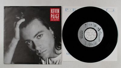 Kevin Paige Black and White GER 7inch Vinyl Single 1990 + PR-Insert ...