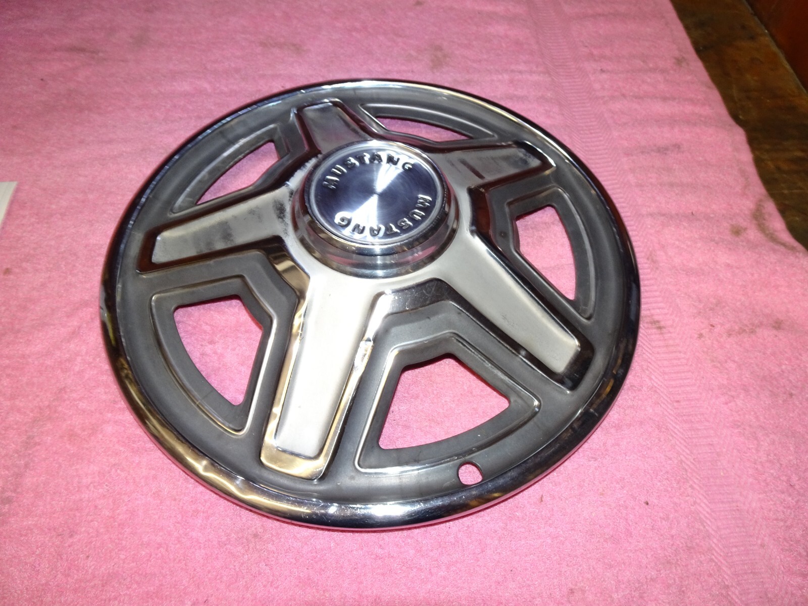 Set (5) OEM 1969 14" Ford Mustang Stainless Wheel Covers Hubcaps C9ZZ ...