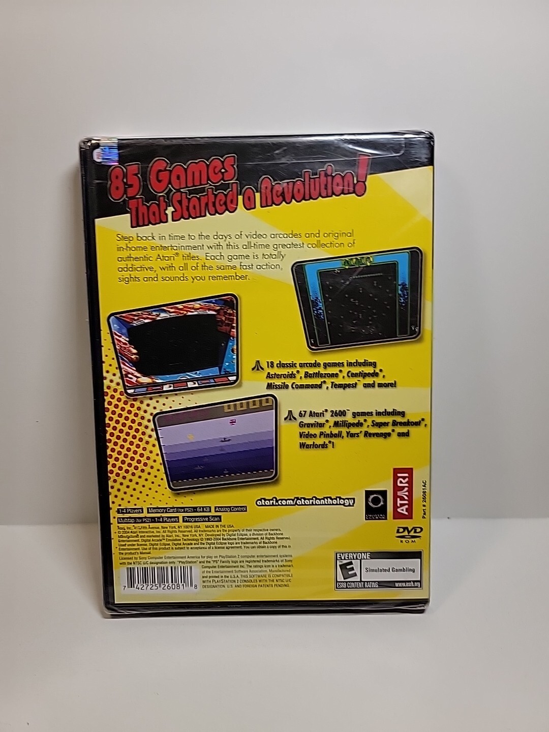 Atari Anthology (Sony PlayStation 2, 2004) for sale online | eBay