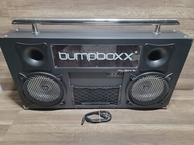 Bumpboxx Freestyle V3S Bluetooth Portable Boombox - Black *NICE | eBay
