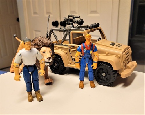 Animal Planet Rescue Excursion Playset Safari Jeep with Lion and ...