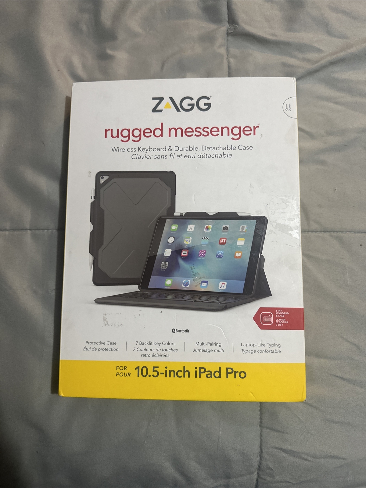 NEW ZAGG -Rugged Messenger Book for Apple® 10.5" iPad® Pro and iPad ...