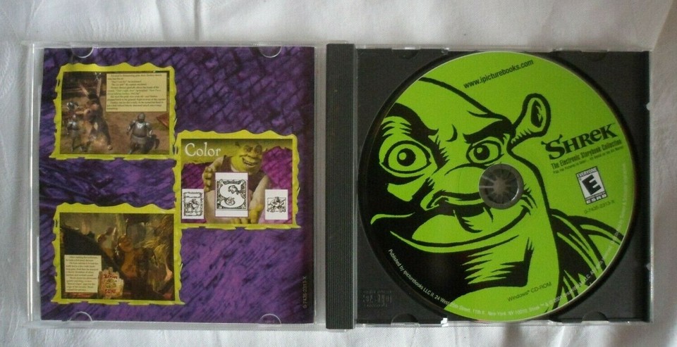 Shrek The Electronic Storybook Collection (Windows CD-ROM) 2001 ...