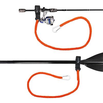 Kayak Paddle Leash Safety Lanyard Fishing Rod Boat Bungee Tie Rope ...