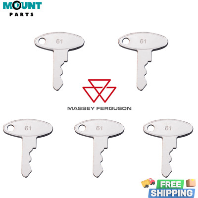 5 Keys For Ford New Holland Massey Ferguson Tractor Ignition Key 1570 ...