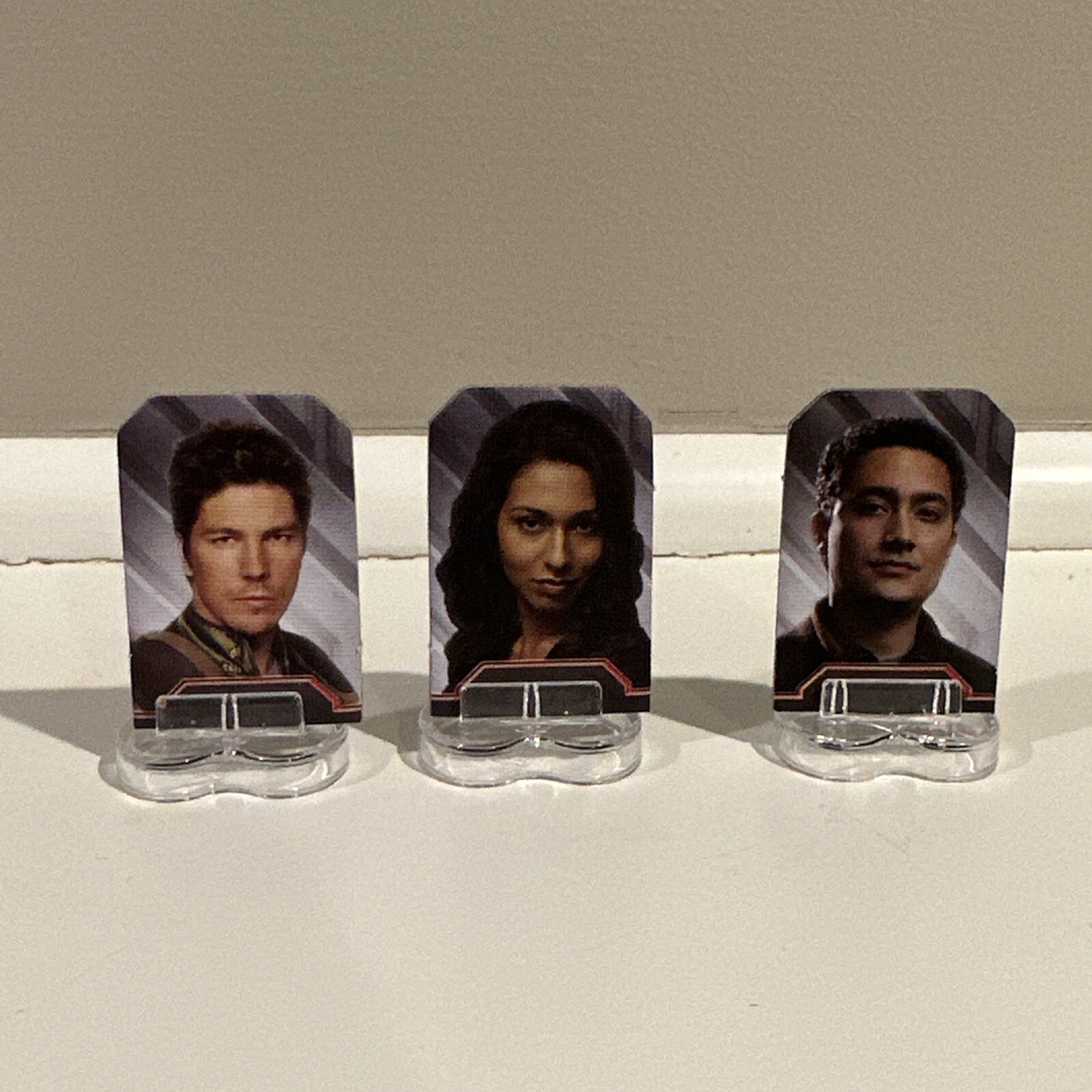 Battlestar Galactica Exodus Board Game Character Tokens Set Of Three ...