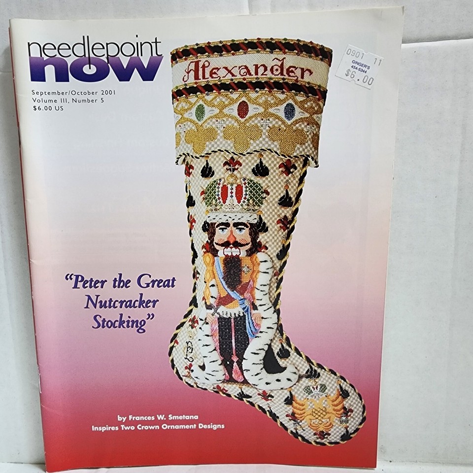 Needlepoint Now Lot of 6 Magazines 2001 2002 Needlepointers | eBay