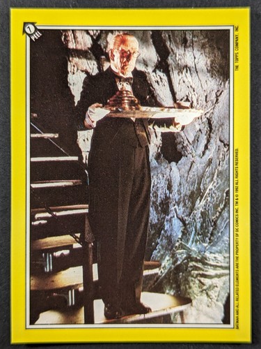 Alfred Batman Returns 1992 Topps Sticker Card #7 (NM) | eBay