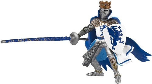 Papo 39387 Blue dragon king MEDIEVAL-FANTASY Figurine, Multicolour ...