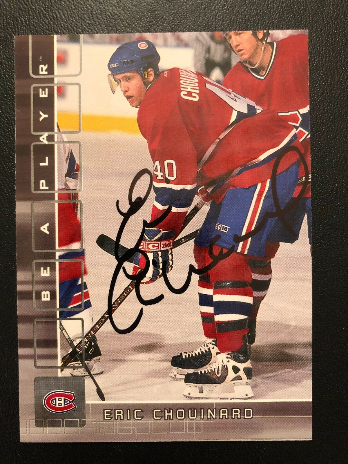Eric Chouinard Signed 2001-02 ITG Be A Player #273 Canadiens Autograph ...
