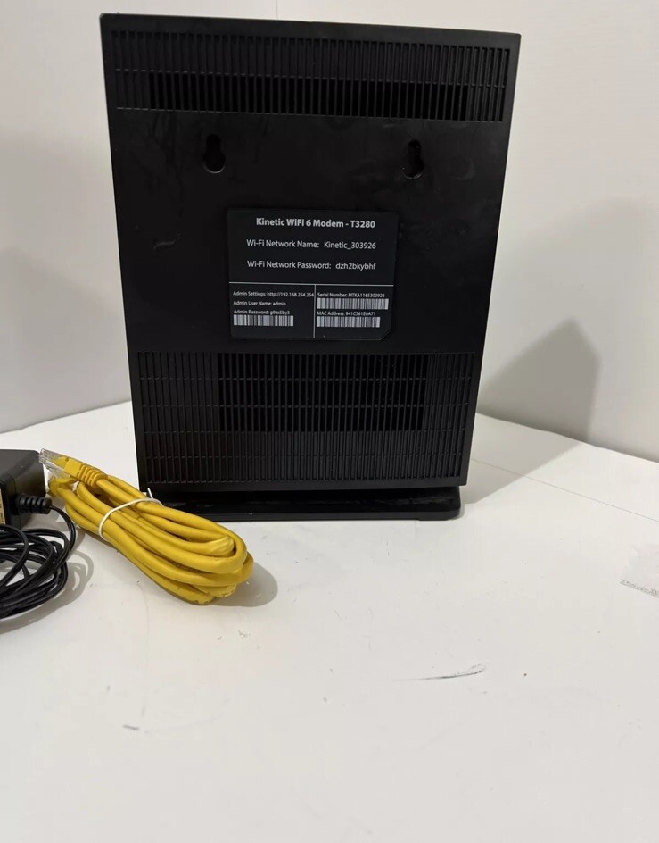 Kinetic Windstream T3280 Bonded VDSL2 WiFi Modem Kit 789286809575| eBay