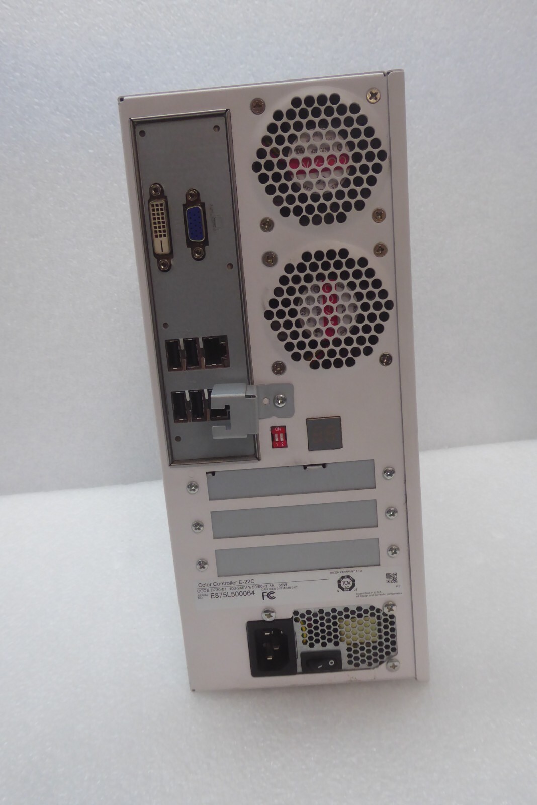 Ricoh Fiery Color Controller E-22C Code D730-01 { For Parts } | eBay