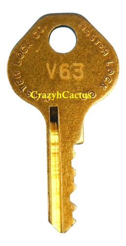 Master Lock Padlock 1525 1585 2010 2076 Control Key OEM Original Master ...