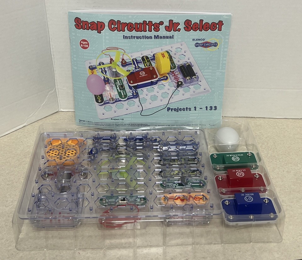 Snap Circuits Jr. Select Model SC-130 Elenco used Electronics Circuit ...