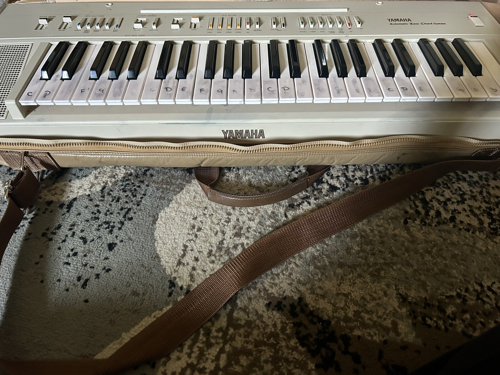 Yamaha PS-20 With Case Automatic Bass Chord System Vintage Synthesizer ...