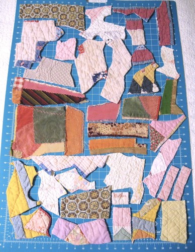 Vtg cutter quilt scraps small Some silk crazy quilt Crafts Fun CLEAN | eBay