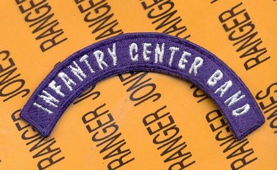 US Army INFANTRY CENTER BAND USAIS tab arc patch | eBay