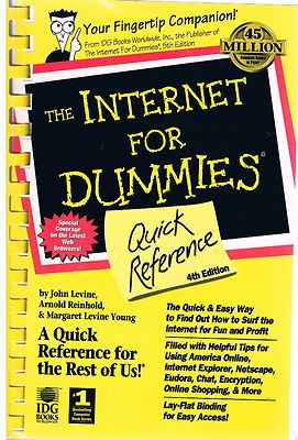 The Internet For Dummies Quick Reference Spiral Bound | eBay