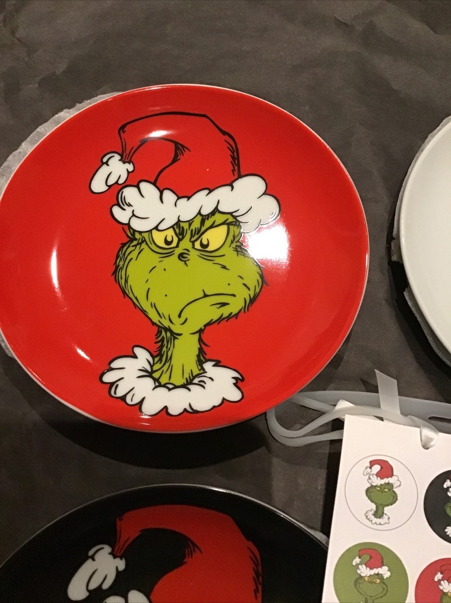 shop purchase 8-Piece Grinch Christmas Holiday Themed Ceramic ...