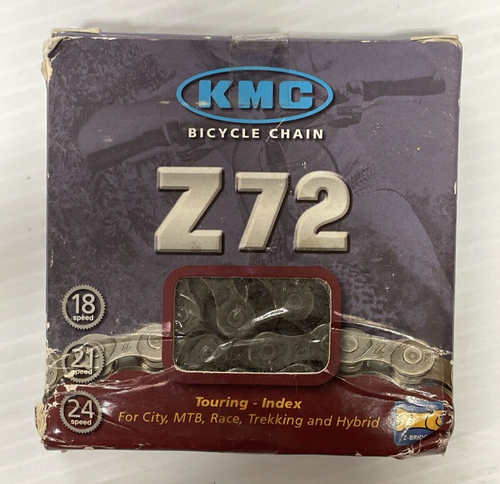 VINTAGE KMC Bicycle Chain Z72 18,21,24, SPEED NEW IN BOX (FC110-3Q3387 ...