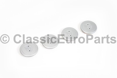 Silver wheel center hub caps for Porsche 911 F G model Fuchs ATS cookie ...