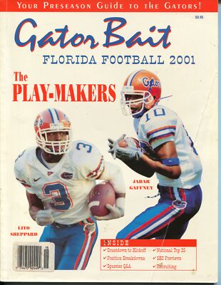 Gator Bait Florida Football Preseason Guide NCAA 2001-VG | eBay