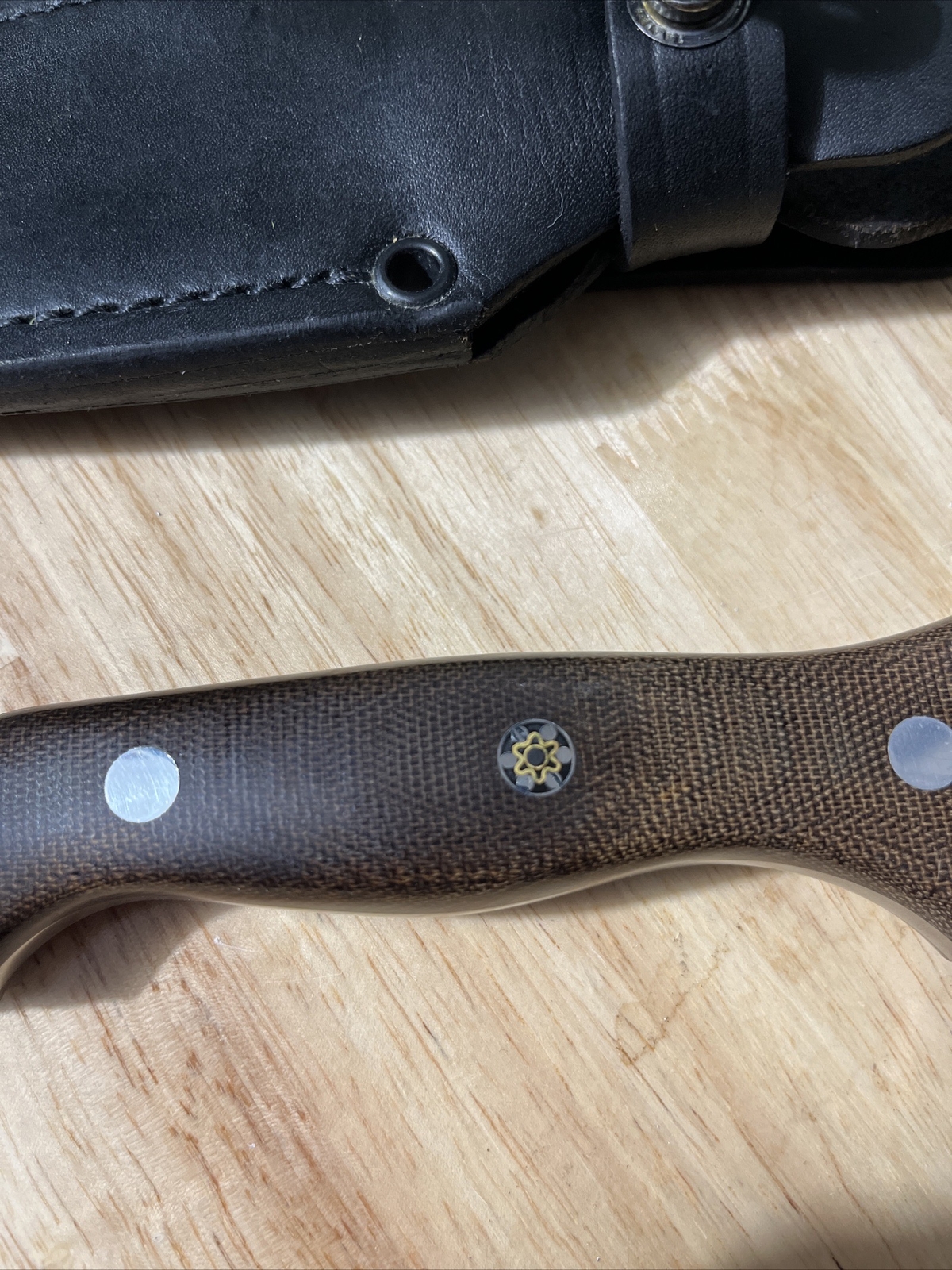 Bark River Knives Cub CPM 3V - Mosaic Pin - Scuffs On Leather Sheath | eBay