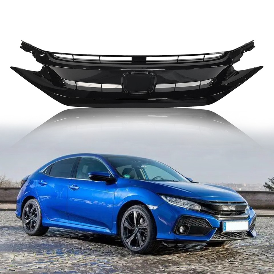 Front Bumper Upper Mesh Grille For 2019-2021 Honda Civic HO1200242 ...