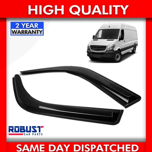 2 PCS FOR MERCEDES SPRINTER WIND RAIN SUN SMOKE GUARD DEFLECTORS FRONT ...