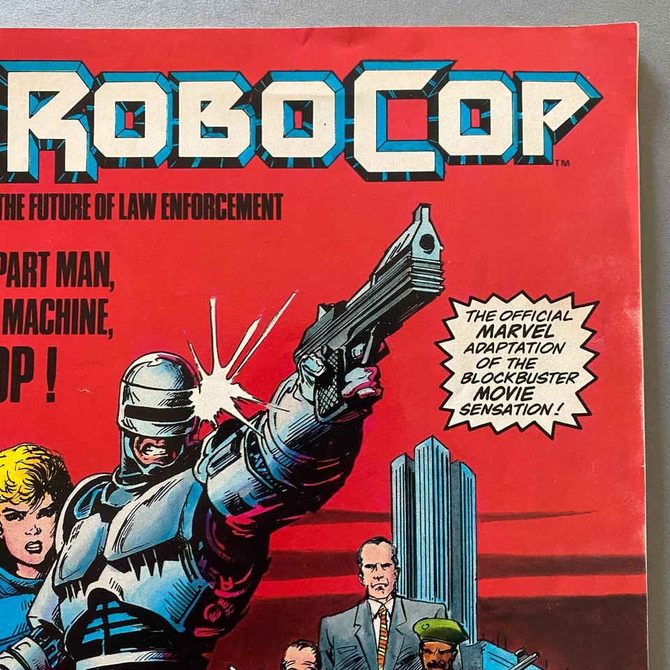 ROBOCOP 1 NEWSSTAND 1ST APPEARANCE (1987, MARVEL MAGAZINE) | eBay