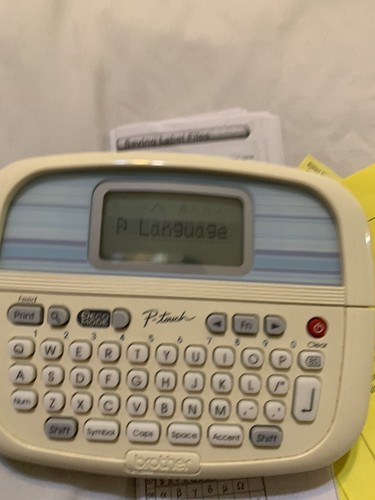 Brother PT-90 P-Touch Label Printer Maker Home Office Equipment With 2 ...