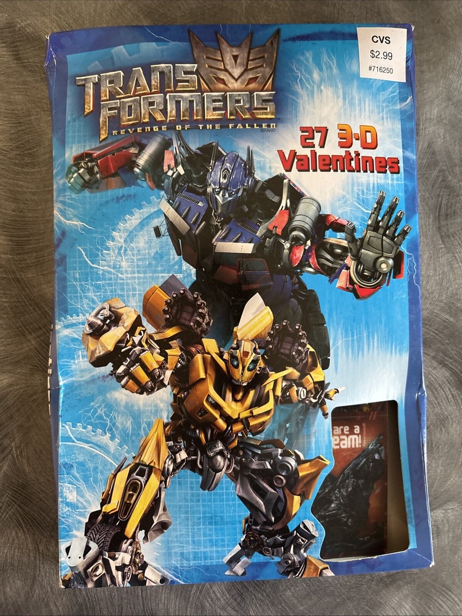 Transformers Prime Valentine Cards Hasbro Transformers 16 Lenticular