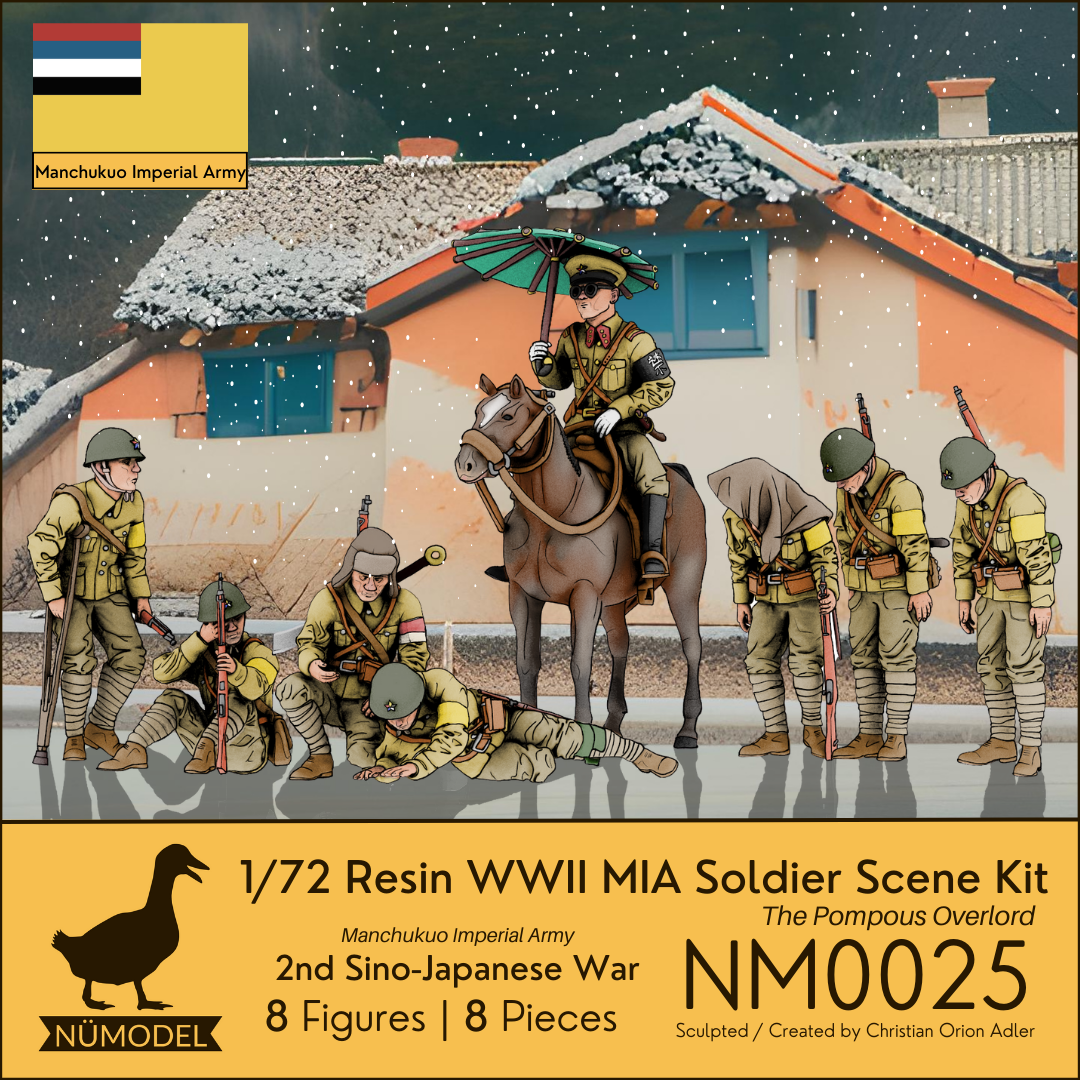 NUMODEL NM0025 | 1/72 Resin WWII Manchukuo MIA Scene Kit "Pompous ...