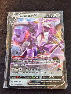 Genesect V 185/264 - Fusion Strike - Pokémon TCG | eBay