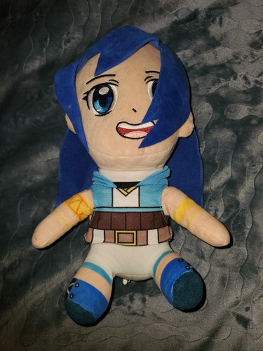 THE KREW ItsFunneh Funneh Plush Anime Doll Blue Hair 10” Stuffed 2018 ...